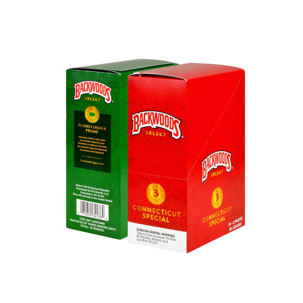 Backwoods Select 3 Cigars – Assorted Flavors - 10ct — Multiline Online