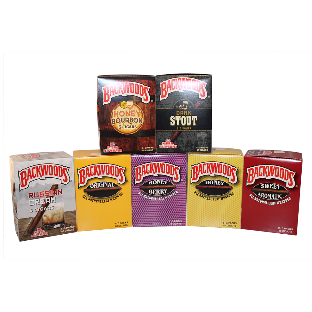 Backwoods 5 Cigars – Assorted Flavors - 8ct — Multiline Online